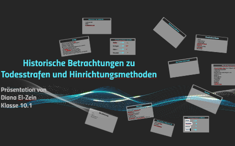 Historische Betrachtungen zu Todesstrafen und Hinrichtungsme by diana ...