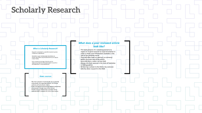 Scholarly Research by K S on Prezi