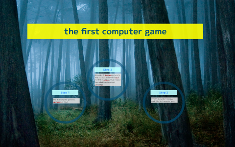 the first computer game by martin conde on Prezi