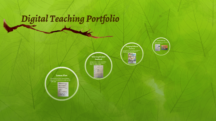 Digital Teaching Portfolio by on Prezi
