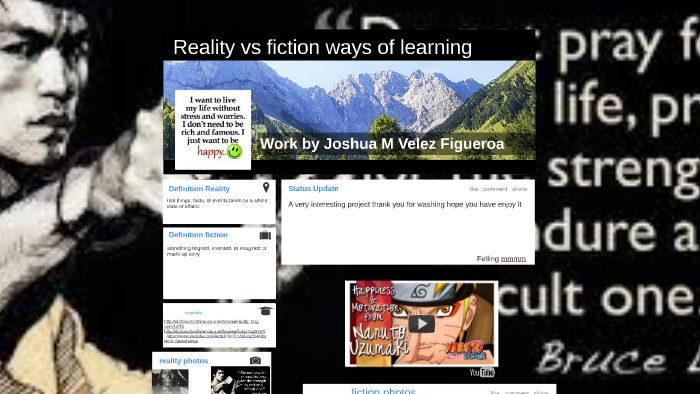 Reality vs fiction ways of learning by joshua Velez figueroa on Prezi