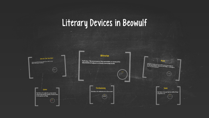 Literary Devices in Beowulf by Katie Pysher on Prezi
