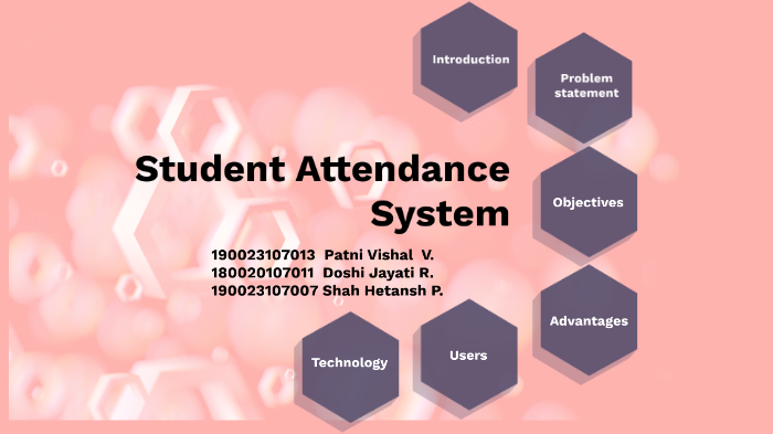 student attendance system by Hetansh Shah on Prezi