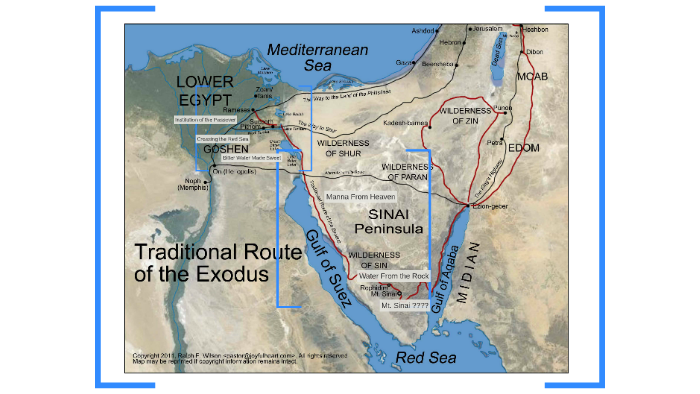 Route of the Exodus by Lauren Luckey on Prezi
