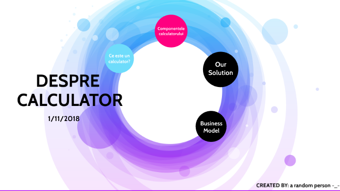 Despre Calculator by Danila Anisia on Prezi
