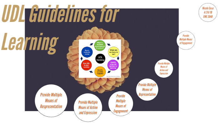 UDL Guidelines for Learning by Nicole Cesa on Prezi