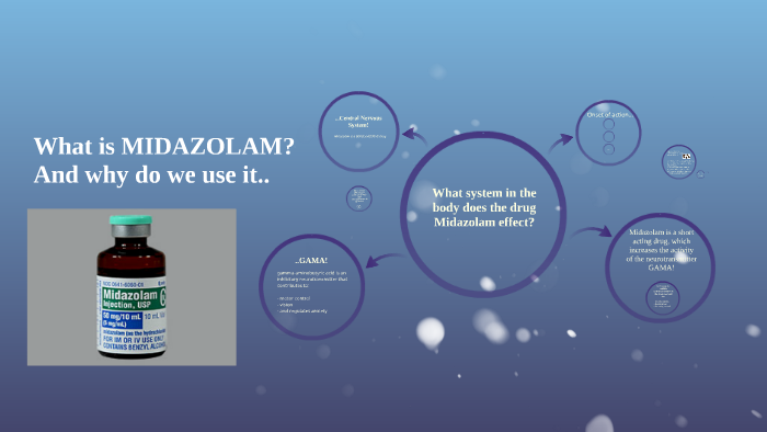 Midazolam: Modes of action by Georgia Driver on Prezi