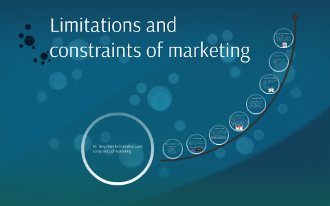 P2 Describe the limitations and constraints of marketing by stef pet on ...