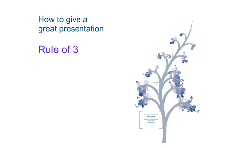 How to give a great presentation by Akasha Barickman on Prezi