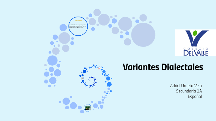 Variantes Dialectales by Adrie, Vela on Prezi