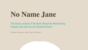No Name Jane by Halle Basey on Prezi Design
