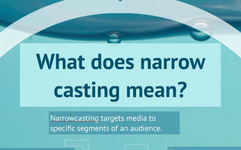 What does narrow casting mean? by Amanda Miller on Prezi