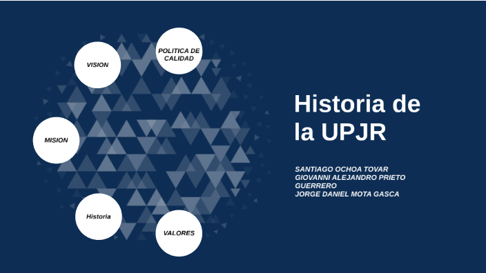 HISTORIA DE LA UPJR by SANTIAGO OCHOA TOVAR on Prezi