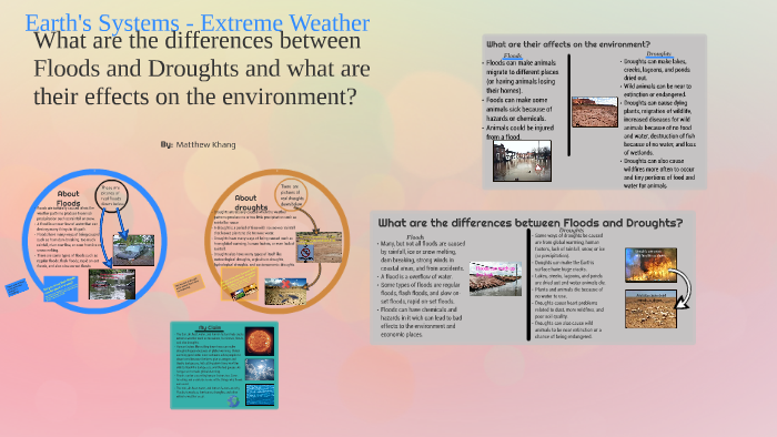 What are the differences between Floods and Droughts and wha by Matthew Khang on Prezi