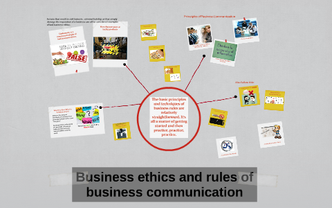 Business ethics and rules of business communication by Antipenko Tanya ...
