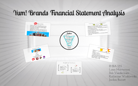 Yum! Brands Financial Statement Analysis by Katherine W