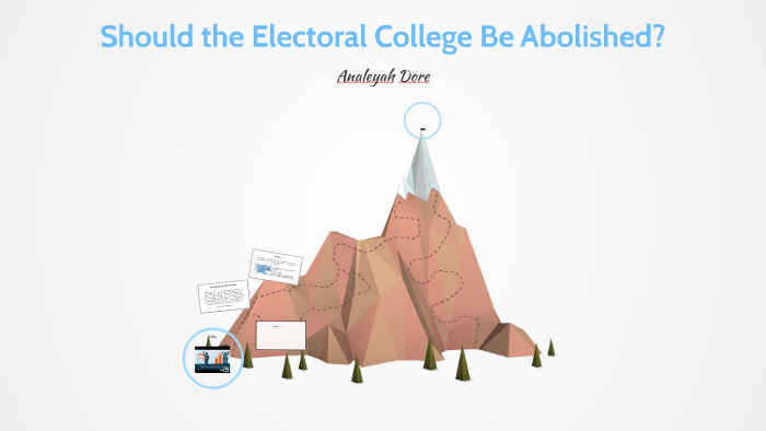 Should the Electoral College Be Abolished? by analeyah dore on Prezi