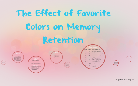 The Effect of Favorite Colors on Memory Retention by Jacqueline Rappa ...
