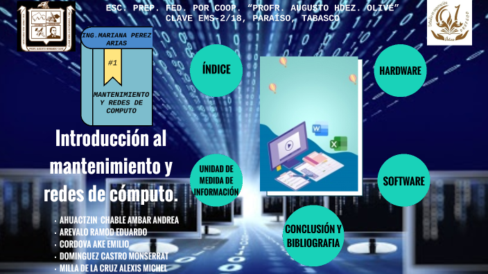 Introducción al mantenimiento y redes de cómputo. by monserrat ...