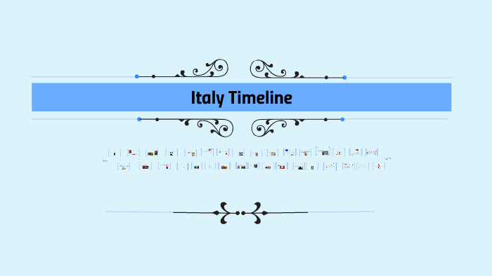 Italy Timeline by Megan Montgomery on Prezi