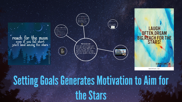 Setting Goals Generates Motivation to Aim for the Stars by Quenton ...