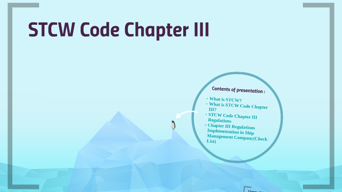 STCW Code Chapter III by yunus gülen on Prezi