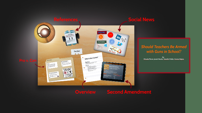 Should Teachers Be Armed with Guns in School by Micaela F on Prezi
