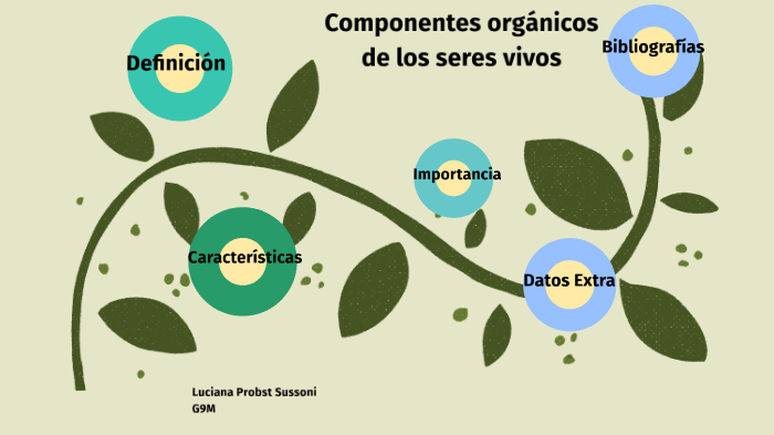 "Componentes orgánicos de los seres vivos" by Luciana Probst Sussoni on ...