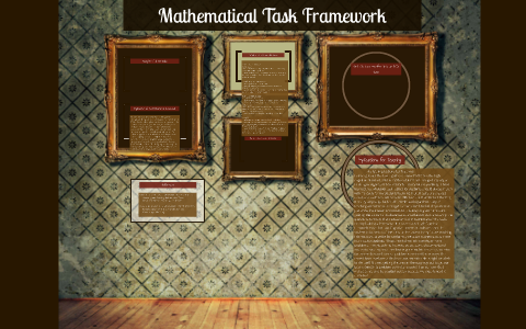 Mathematical Task Framework by Nelly Cruz on Prezi