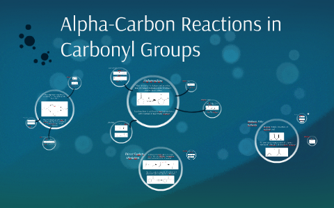 Alpha-Carbon Reactions in Carbonyl Groups by Mervin Disharoon on Prezi