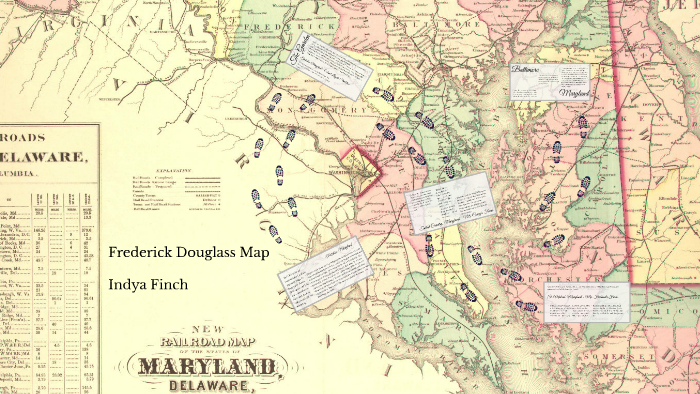 Frederick Douglass Map by Indya Finch on Prezi
