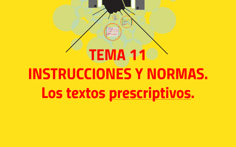 TEMA 11.-INSTRUCCIONES Y NORMAS. Los textos prescriptivos. by A. Pedro ...
