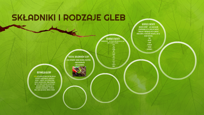 SKŁADNIKI I RODZAJE GLEB by Sandra Berda on Prezi