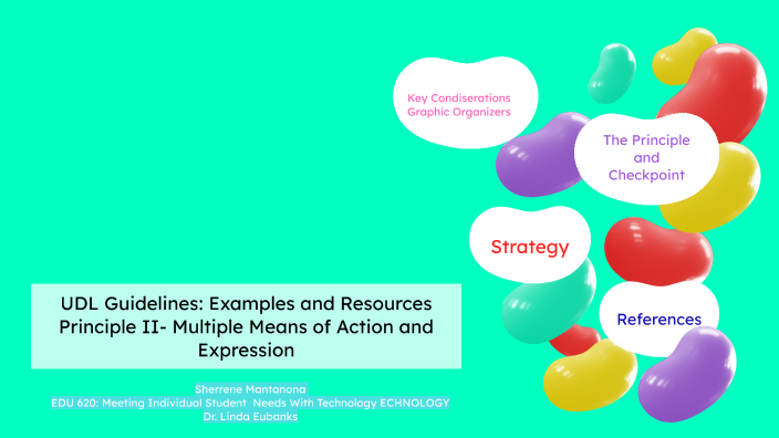 UDL Guidelines: Examples and Resources- Principle II by Sherrene ...