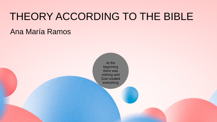 theory according to the bible by ANA MARIA RAMOS RUALES on Prezi