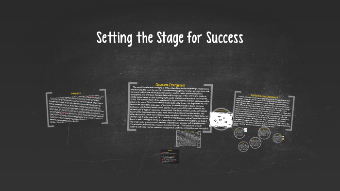 Setting the Stage for Success by Kelsey Gould on Prezi