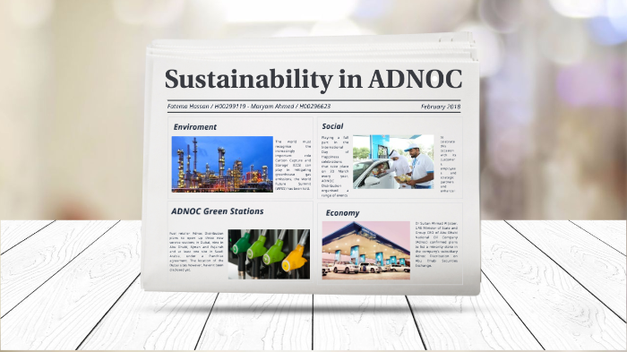 Sustainability in Adnoc by fatma zaid on Prezi