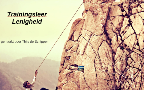 Trainingsleer Lenigheid by thijs de schipper on Prezi