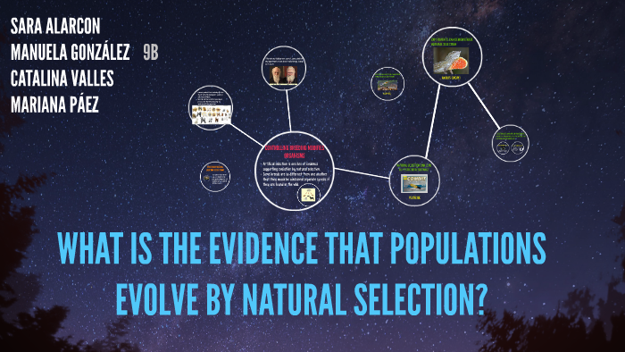 WHAT IS THE EVIDENCE THAT POPULATIONS EVOLVE BY NATURAL SELE by ...