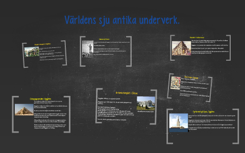 Världens sju antika underverk. by tehrstsdg rjstyjdf on Prezi
