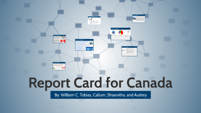 Report Card of Canada by Audrey Wong