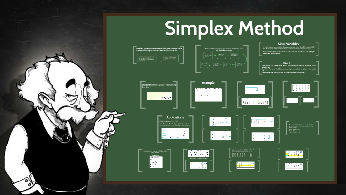 linear programming: simplex method by kira yamato on Prezi