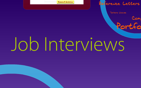 Job Interviews by Amanda Mork on Prezi