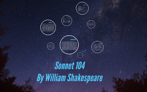 Sonnet 104 by angie perez on Prezi