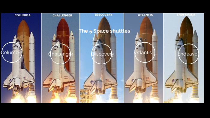 The 5 shuttles by Andrew Porter on Prezi