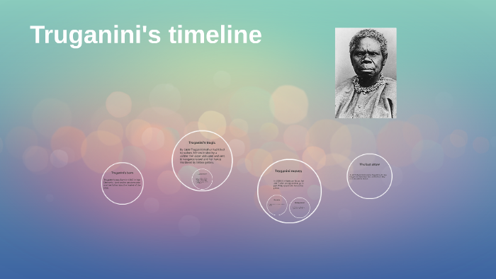 Truganini's timeline by Louise Johns on Prezi