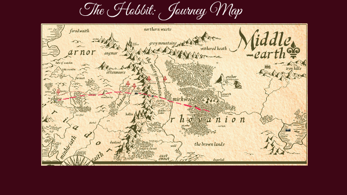 The Hobbit: Journey Map by Zack Rogers on Prezi