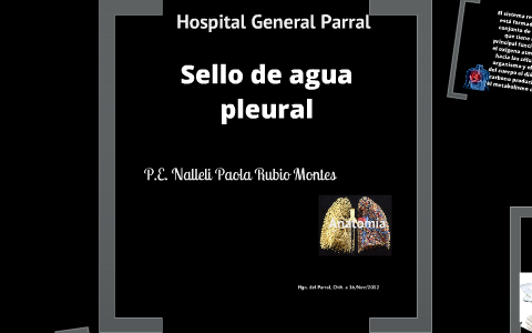Sello de agua pleural by Paola Ru on Prezi