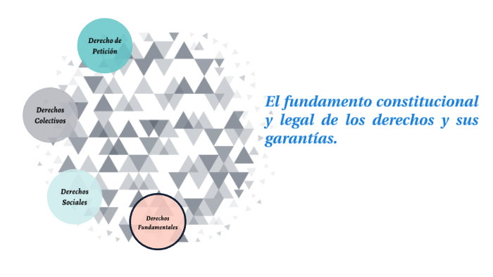 El fundamento constitucional y legal de los derechos y sus garantías ...