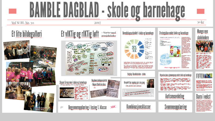 Utviklingsarbeid skole og barnehage Bamble kommune by Robert Lien ...